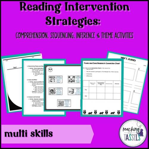 Reading Intervention Strategies | Comprehension, Sequencing, Inference ...