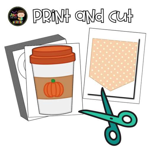 Pumpkin Spice Bulletin Board Kit Pumpkin Latte Bulletin Board Editable