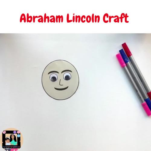 Abraham Lincoln Craft & Writing Activity | President's Day Craft