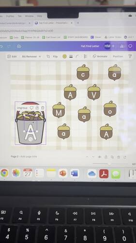 Find It Letter Identification - Fall by Miss M's Kindy Corner | TPT