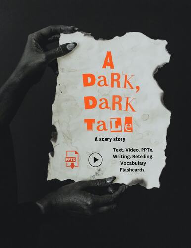 A Dark, Dark Tale. Halloween. Spooky. Writing. Vocabulary. Retelling ...