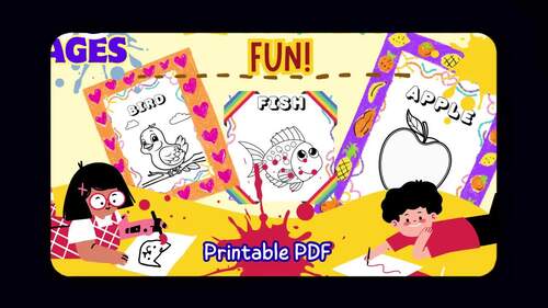 A-Z Alphabet Coloring Pages | Fun Letter Recognition and Fine Motor ...