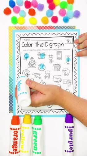 Digraph TH Word Work - Printables & Activities for Literacy Centers
