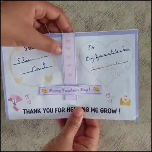 Teacher Appreciation Gift :Create a Personalized Envelope Craft on ...