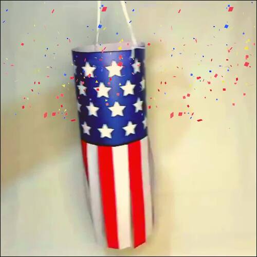 Veterans Day USA Windsock Craftivity | November & Remembrance Day ...