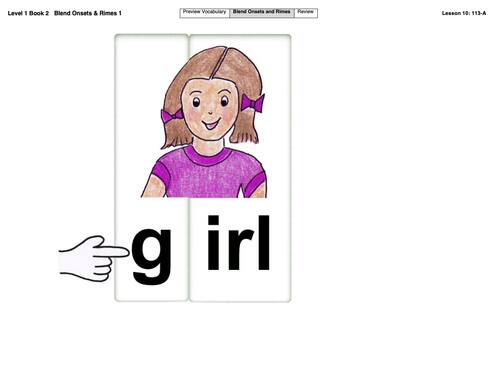 Newitt Book 2 PowerPoint: Blend Onsets & Rimes 1, Lesson 8 (Prereading ...