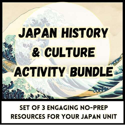 Japan Bundle: 3 Engaging Japan Activities For Your Ancient & Medieval ...