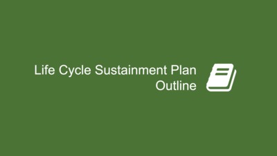 Life Cycle Sustainment Plan Outline - Defense Acquisition University