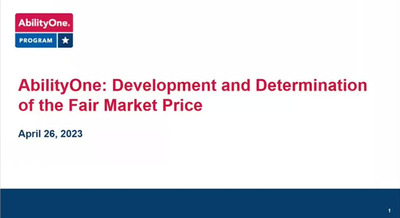 AbilityOne Series - AbilityOne Development and Determination of the ...