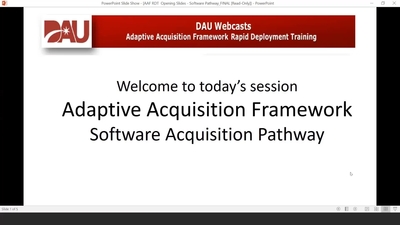 AAF: Software Acquisition Pathway Briefing 3.17.20 - Defense ...