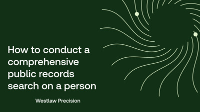 How to conduct a comprehensive public records search on a person ...