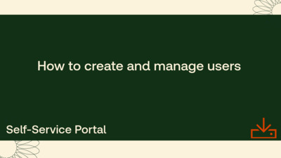 How to create and manage users - Product Training - US | Thomson Reuters