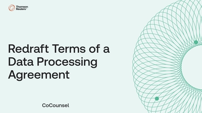 How to redraft terms of a data processing agreement - Product Training ...