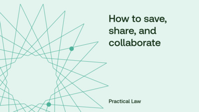 How to save, share and collaborate - Product Training - US | Thomson ...
