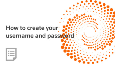 How to create your username and password - Product Training - US ...