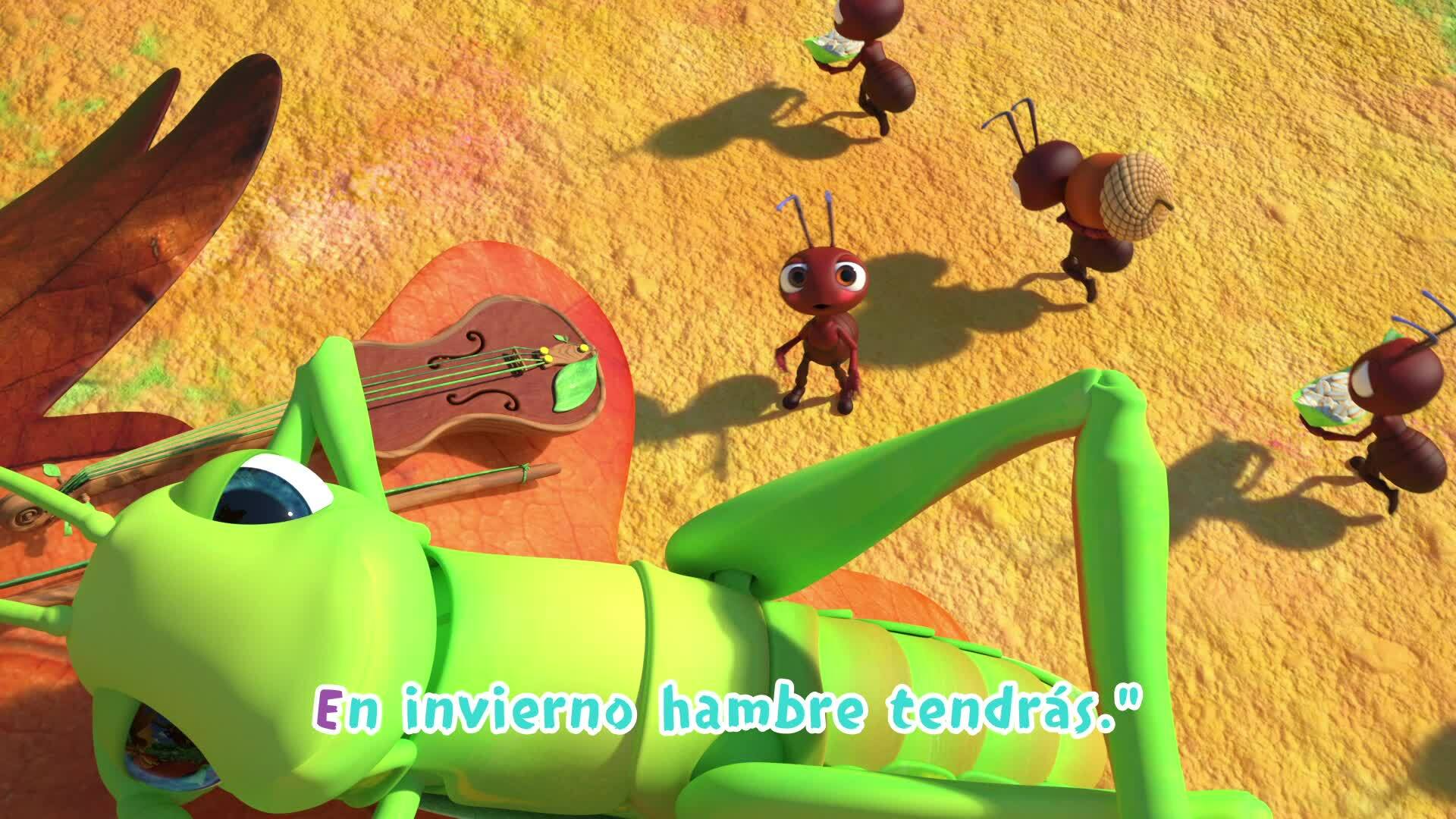 El Cuento De La Hormiga Y El Saltamontes Con Imagenes