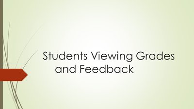 Student Feedback in AsULearn - Appalachian State University