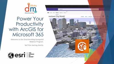 ArcGIS for Microsoft 365 Webinar - Esri Videos: GIS, Events, ArcGIS ...