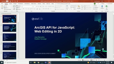 Web Editing in 2D - ArcGIS API for JavaScript - Esri Videos: GIS, Events, ArcGIS Products ...