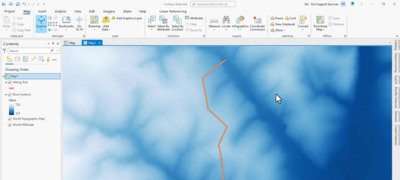 How To: Caculate the Slope of a Line Feature Across a Surface in ArcGIS ...