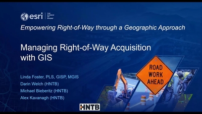 Managing Right-of-Way Acquisition with GIS - Esri Videos: GIS, Events, ArcGIS Products & Industries