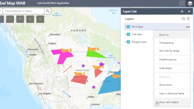 How To: Disable the Show Item Details option in ArcGIS Web AppBuilder - Esri Videos: GIS, Events ...