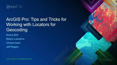 ArcGIS Pro: Tips and Tricks for Working with Locators in Geocoding ...