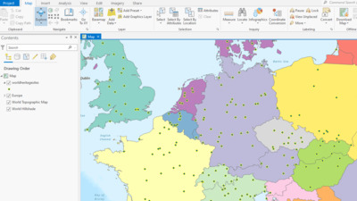 How To: Count the number of point features within a polygon in ArcGIS Pro - Esri Videos: GIS ...