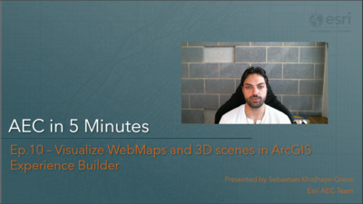 GIS for AEC in 5 min S1E10 - Visualize WebMaps and 3D scenes in ArcGIS ...
