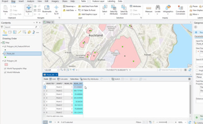 Measure the distance between feature points to the nearest polygon centroid in ArcGIS Pro - Esri ...