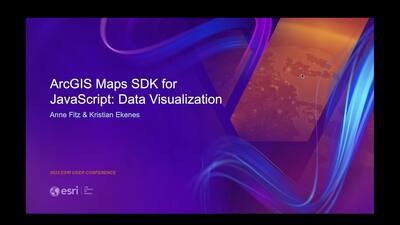 ArcGIS Maps SDK for JavaScript: Data Visualization - Esri Videos: GIS ...