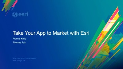 Take Your App to Market with Esri - Esri Videos: GIS, Events, ArcGIS ...