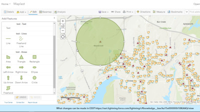 How To: Create a Temporary Circle in ArcGIS Online Map Viewer - Esri Videos: GIS, Events, ArcGIS ...