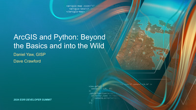 ArcGIS and Python: Beyond the Basics and into the Wild - Esri Videos ...