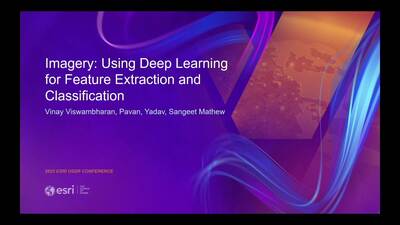 Imagery: Using Deep Learning for Feature Extraction and Classification ...