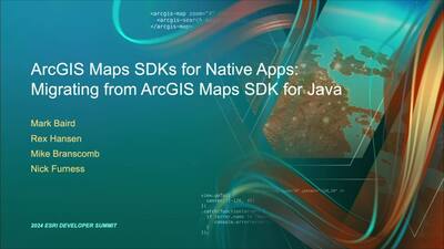 ArcGIS Maps SDKs for Native Apps: Migrating from ArcGIS Maps SDK for ...