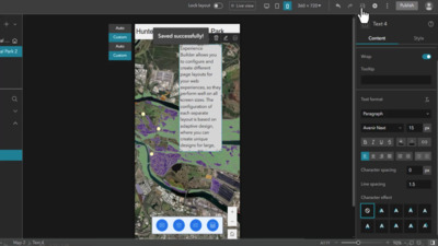 Customize Text Widget Font Sizes for Difference Screens in ArcGIS ...