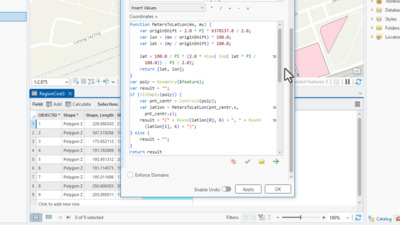 Calculate Coordinates of Polygon Features Using Arcade in ArcGIS Pro ...