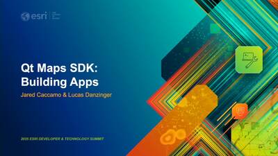 Qt Maps SDK: Building Apps - Esri Videos: GIS, Events, ArcGIS Products ...
