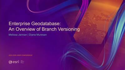 Enterprise Geodatabase: An Overview of Branch Versioning - Esri Videos ...