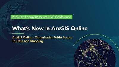 What's New in ArcGIS Online - Esri Videos: GIS, Events, ArcGIS Products ...