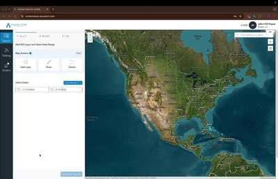 How to Task a Satellite to Purchase Custom Imagery in Content Store for ArcGIS - with voiceover ...