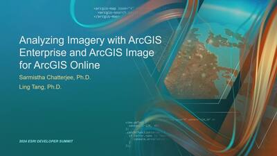 Analyzing Imagery with ArcGIS Enterprise and ArcGIS Image for ArcGIS ...
