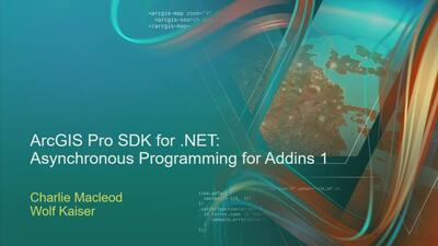 ArcGIS Pro SDK for .NET: Asynchronous Programming for Addins 1 - Esri ...