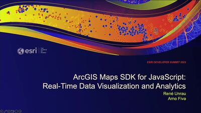 ArcGIS Maps SDK for JavaScript: Real-Time Data Visualization and ...