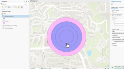 Create Multiple Buffers Within a Polygon in ArcGIS Pro - Esri Videos: GIS, Events, ArcGIS ...