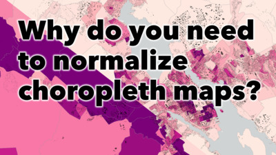 Why do you need to normalize choropleth maps? - Esri Videos: GIS, Events, ArcGIS Products ...