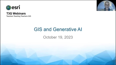 GIS and Generative AI - Esri Videos: GIS, Events, ArcGIS Products ...