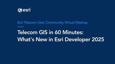 What's New in Esri Developer 2025 - Esri Videos: GIS, Events, ArcGIS ...