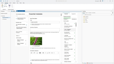Create ISO Metadata in ArcGIS Pro - Esri Videos: GIS, Events, ArcGIS ...